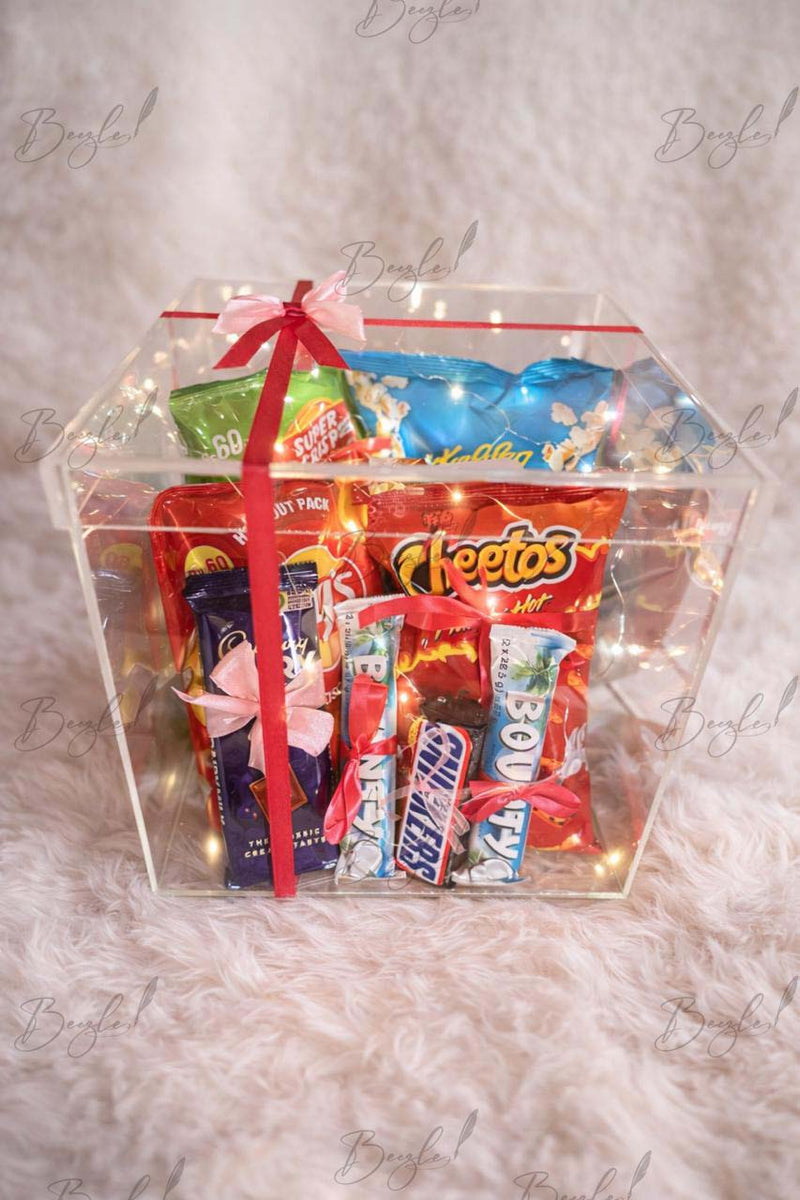Sweet Nibbles Treat Box with Chocolates Chips and Candies – Beezle Store