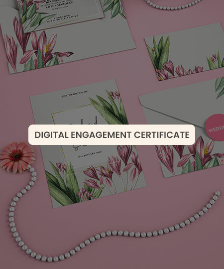 Digital Engagement Certificate – A Modern Keepsake for Your Special ...