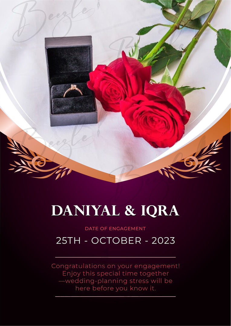 Digital Engagement Certificate – A Modern Keepsake for Your Special ...