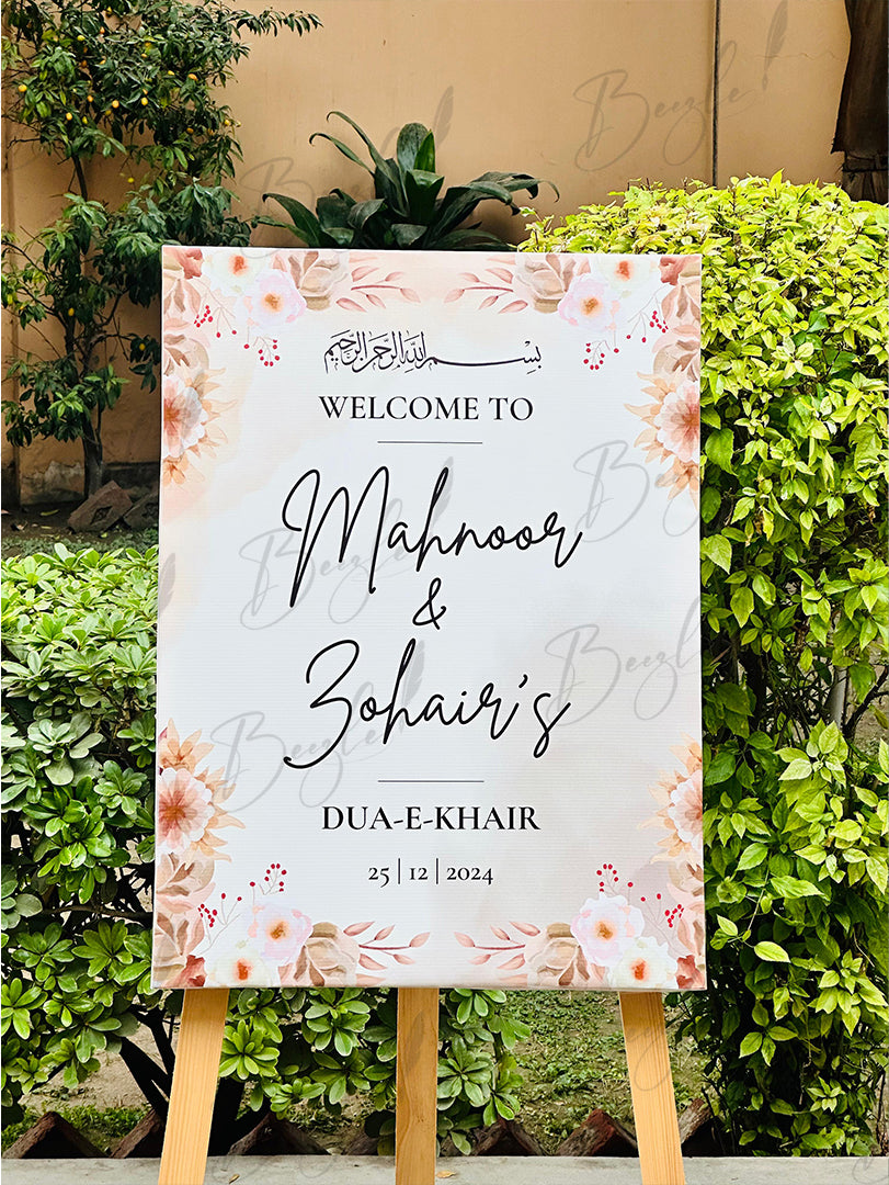 Creative wedding welcome board 60 photos - Astyledwedding.com
