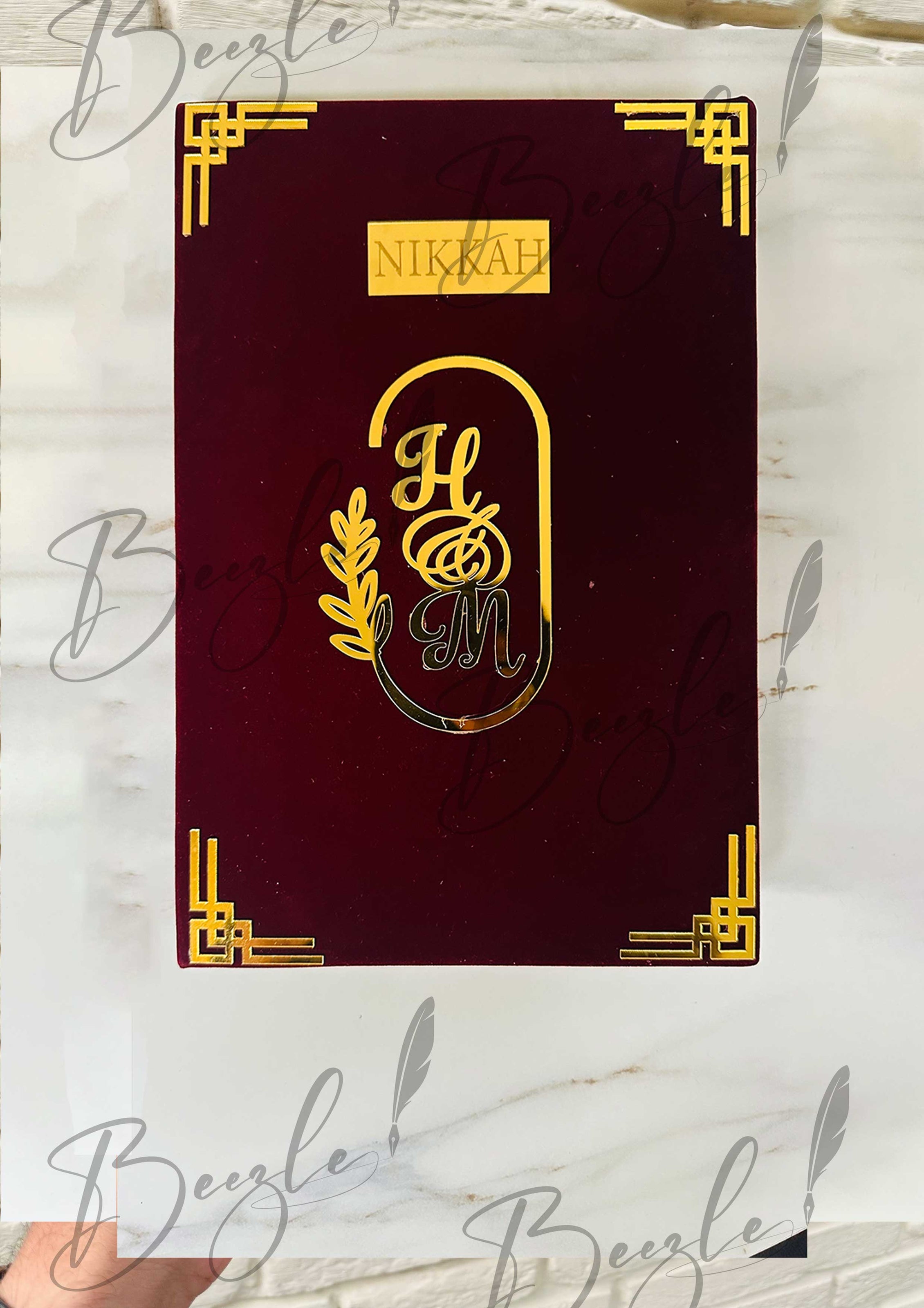 Nikkah Booklet | Preserve Your Wedding Vows with Style – Beezle Store