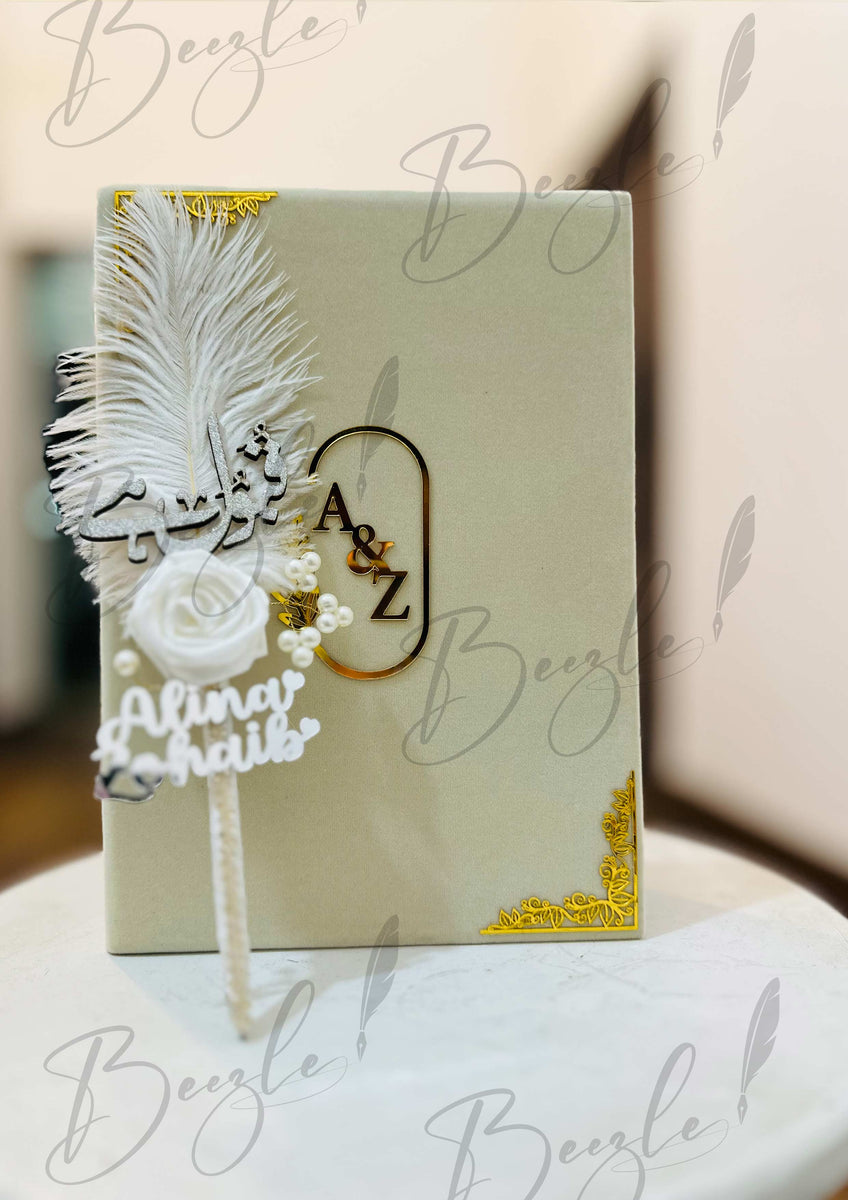 Customized Nikah Booklet With Nikah Pen – Beezle Store
