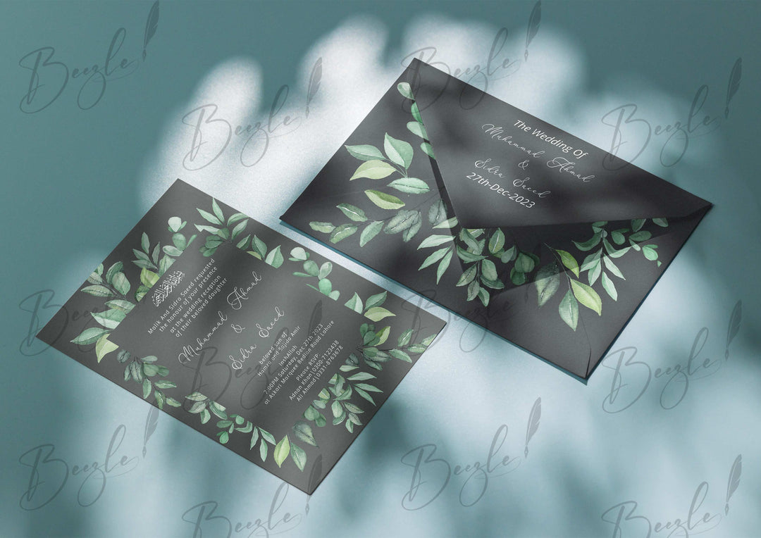 Nikkah Invitation Cards – Elegant Invitations for Your Special Day ...