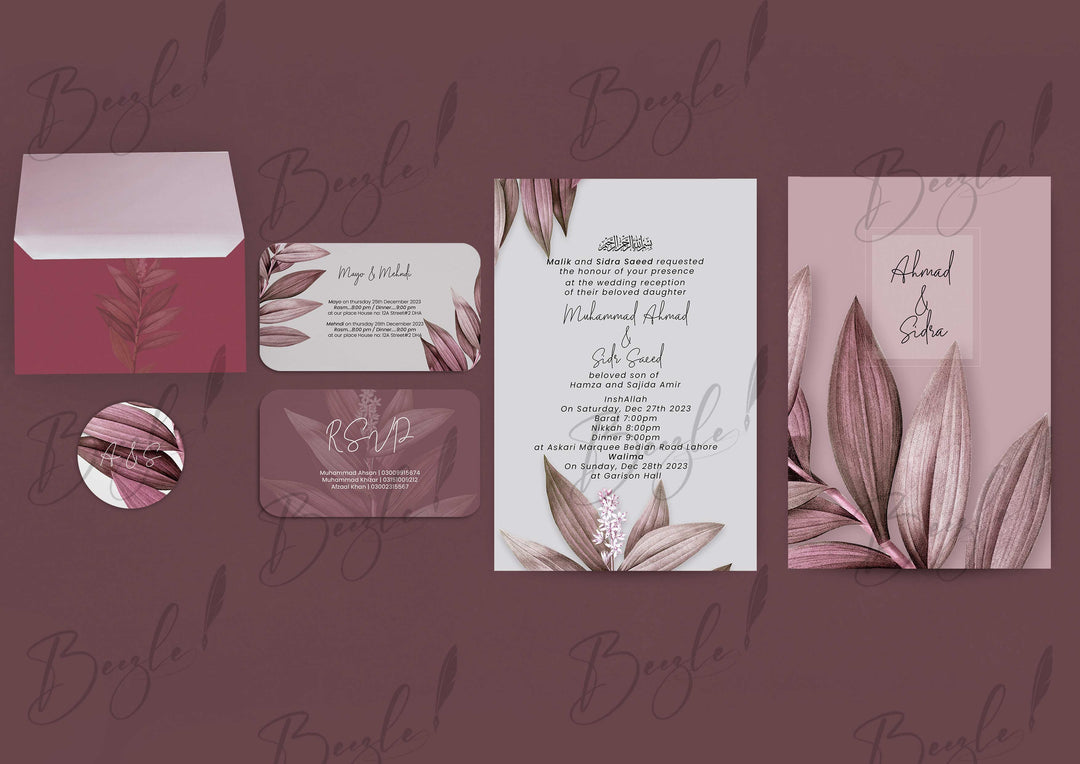 Nikkah Invitation Cards – Elegant Invitations for Your Special Day ...