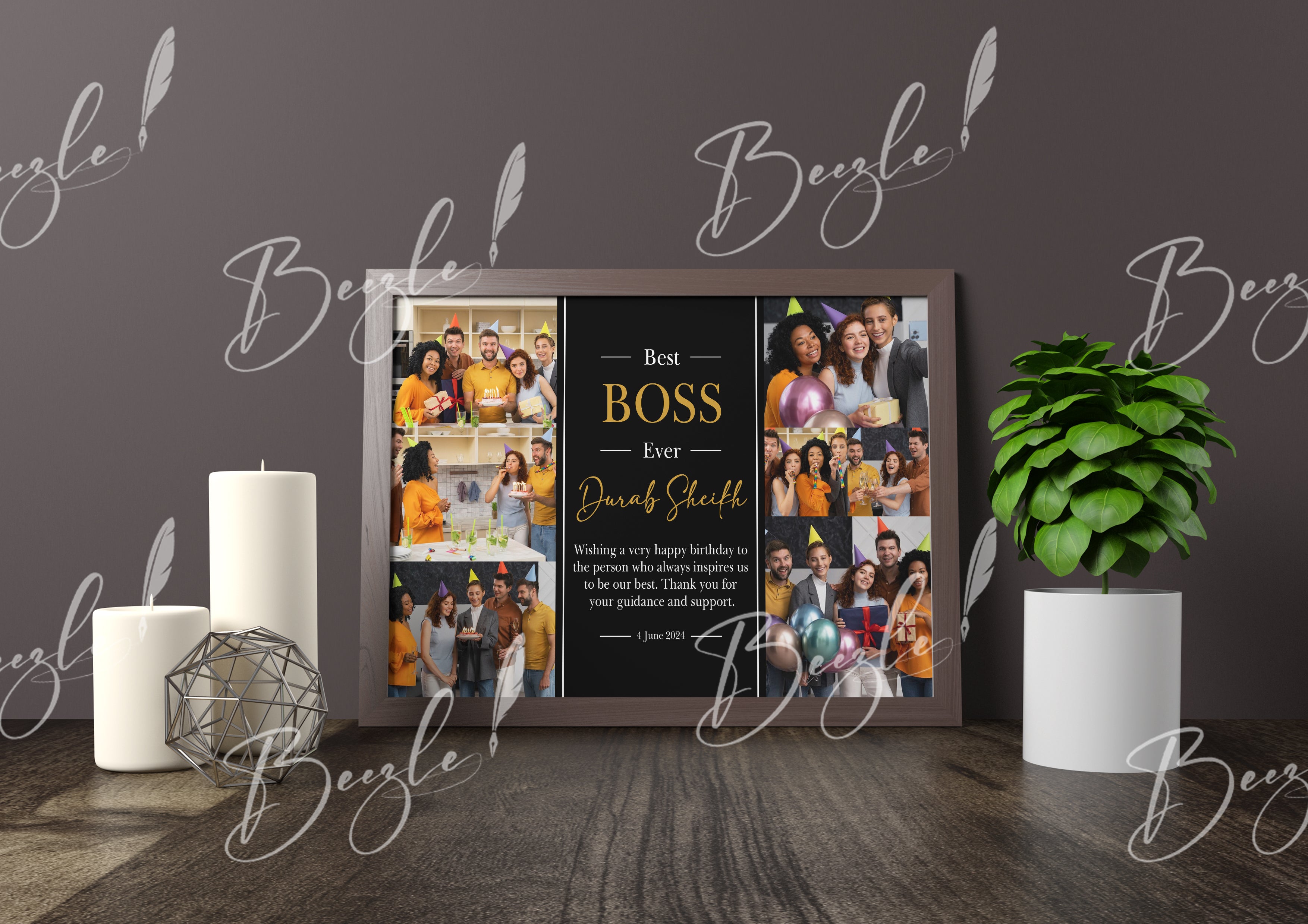 Personalized Frame for Boss – A Unique Gift to Honor Leadership ...